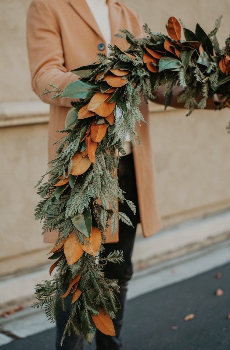 The Classic Christmas Garland — Friday Flowers Gilroy